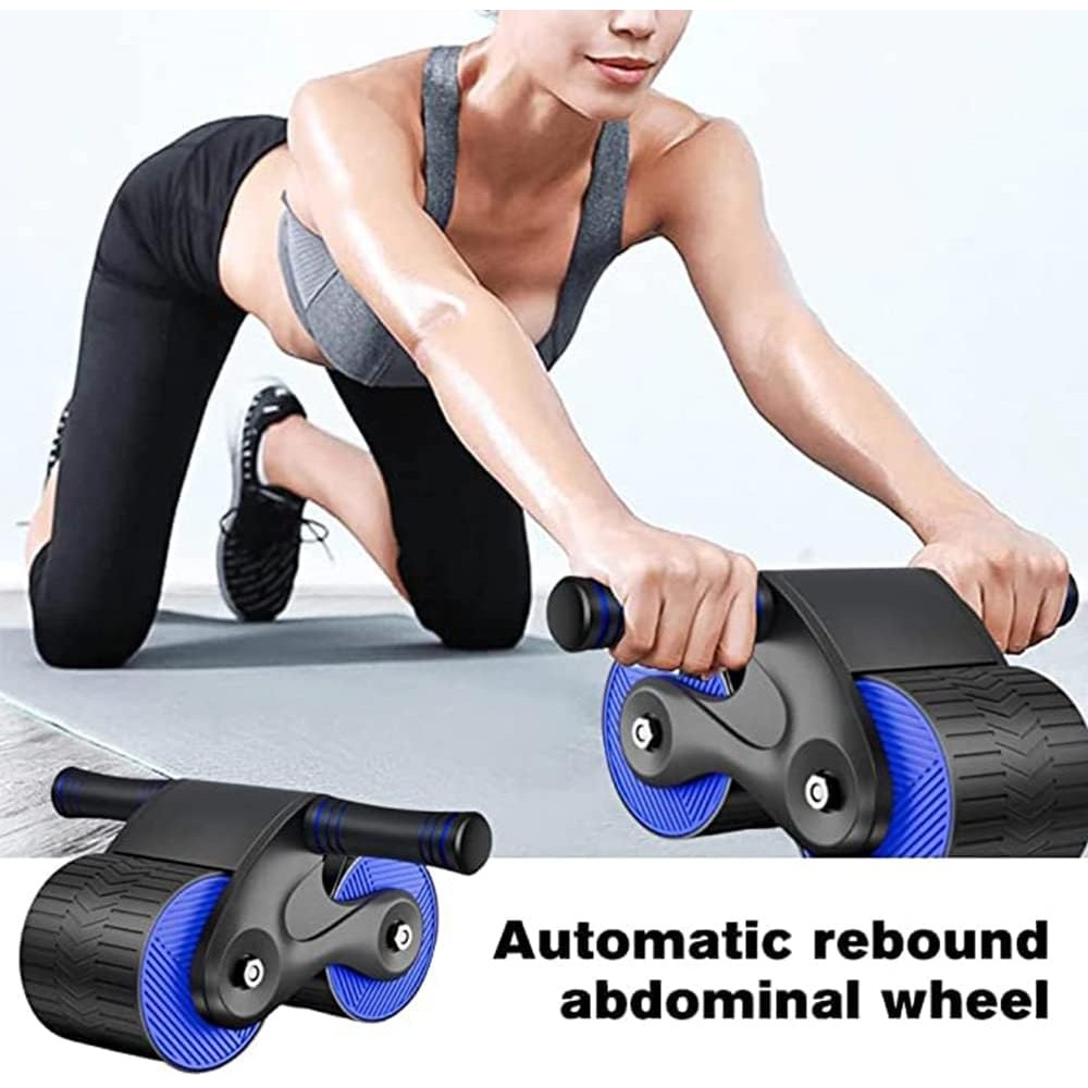 Jual PM77-Ab Roller Double Wheel Ab Wheel Alat Latihan Otot Perut ...