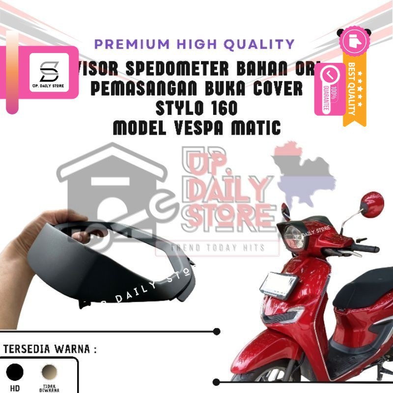 Jual Visor Speedometer Honda Stylo 160 Custom Presisi Tebal | Shopee ...