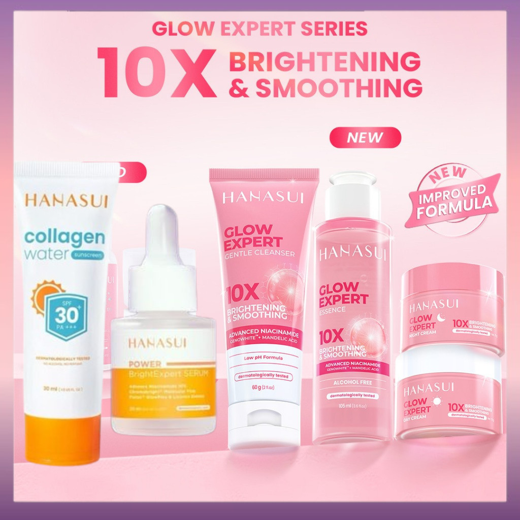 Jual Paket Hanasui Glow Expert Series New Improved Formula Lengkap ...
