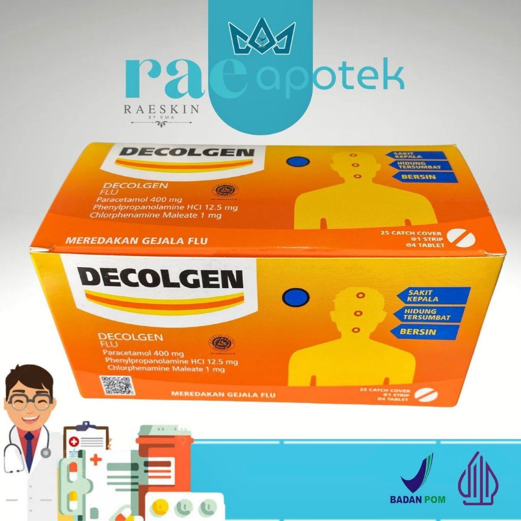 Jual DECOLGEN 25STR-100TAB/BOX | Shopee Indonesia
