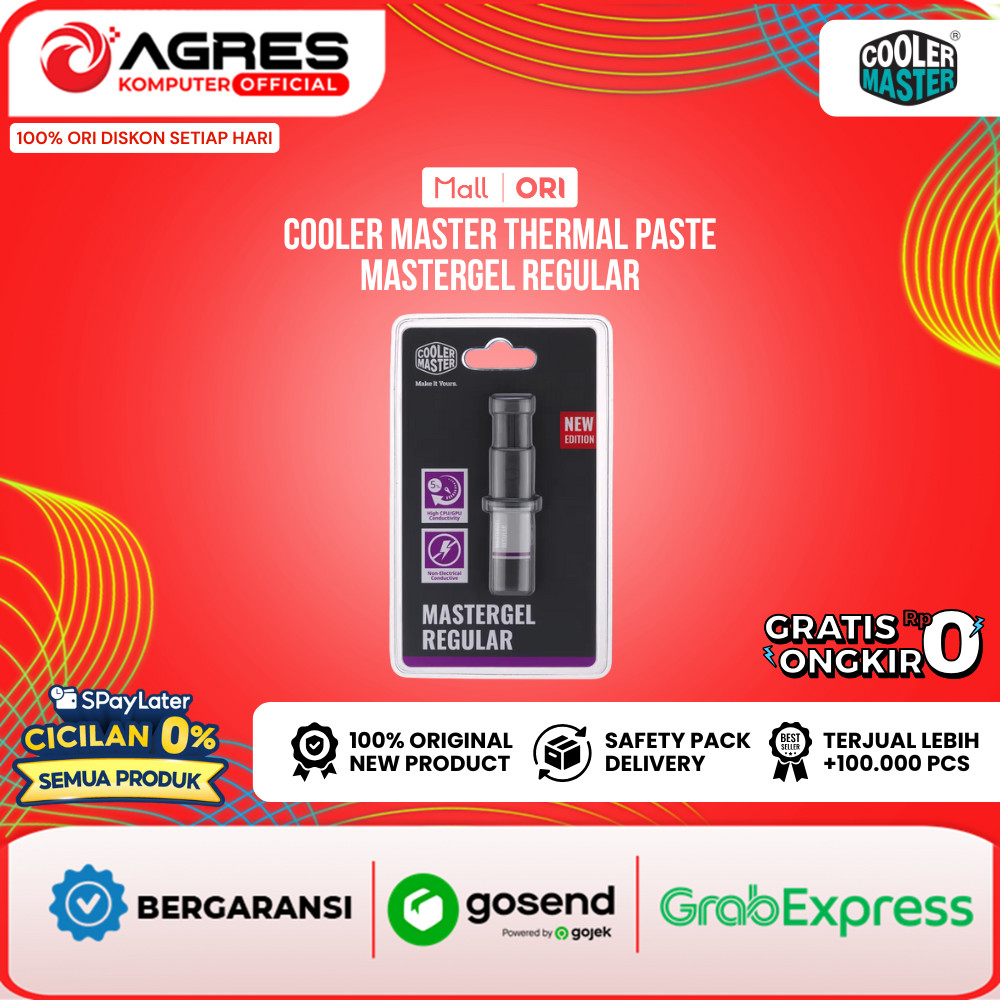 Jual COOLER MASTER THERMAL PASTE MASTERGEL REGULAR | Shopee Indonesia