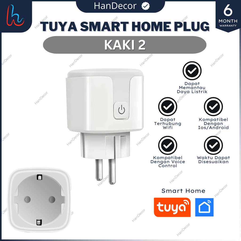 Jual TUYA SMART WIFI HOME | PLUG UK 2 PIN | TUYA SMART ADAPTOR | SMART ...