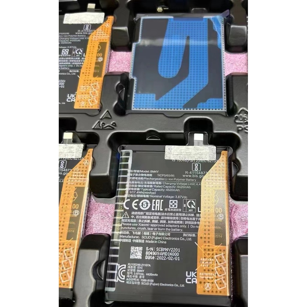 Jual New 100% Original 4520mAh BM4Y Battery For Xiaomi Poco F3 Redmi ...