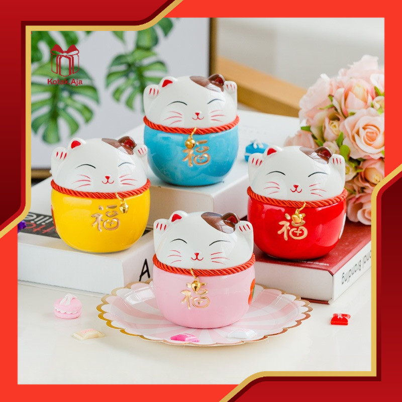 Jual Celengan Kucing / Celengan Cat / Keramik Celengan / Keramik Cat I ...