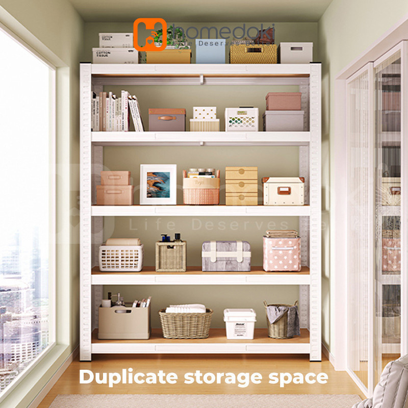 Jual Homedoki Rak penyimpanan 5 tingkat / 5 susun Rak gudang Serbaguna ...