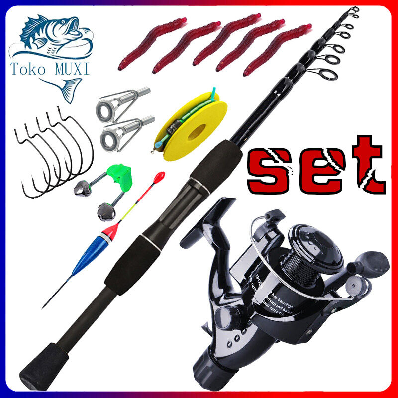 Jual MUXI Reel Pancing Set Pancing Set 1.8M/2.1M/Joran Pancing Set 4000 seri 20kg Murah Kuat ...