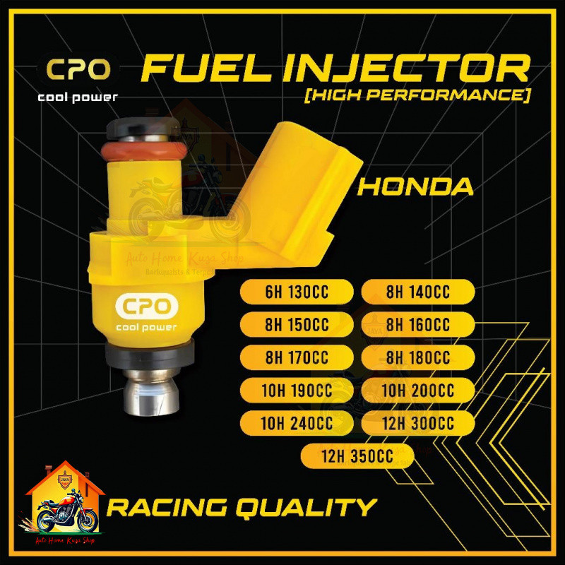 Jual INJECTOR INJEKTOR CPO RACING PCX BEAT VARIO 110 125 150 160 CB150 ...