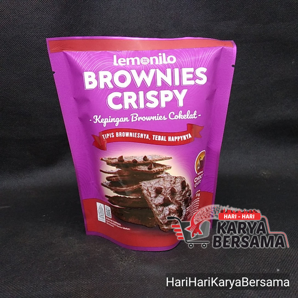 Jual MAKANAN RINGAN LEMONILO BROWNIES CRISPY COOKIES CHOCO CHIPS POUCH ...