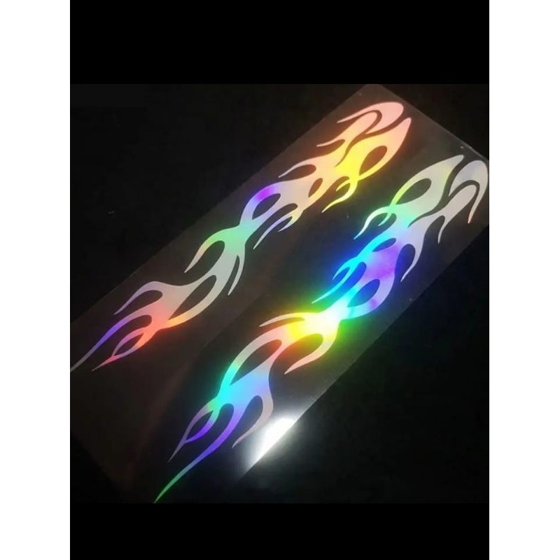 Jual Stiker Hologram Api Stiker Motor Mobil Helm Kulkas Laptop Stiker ...