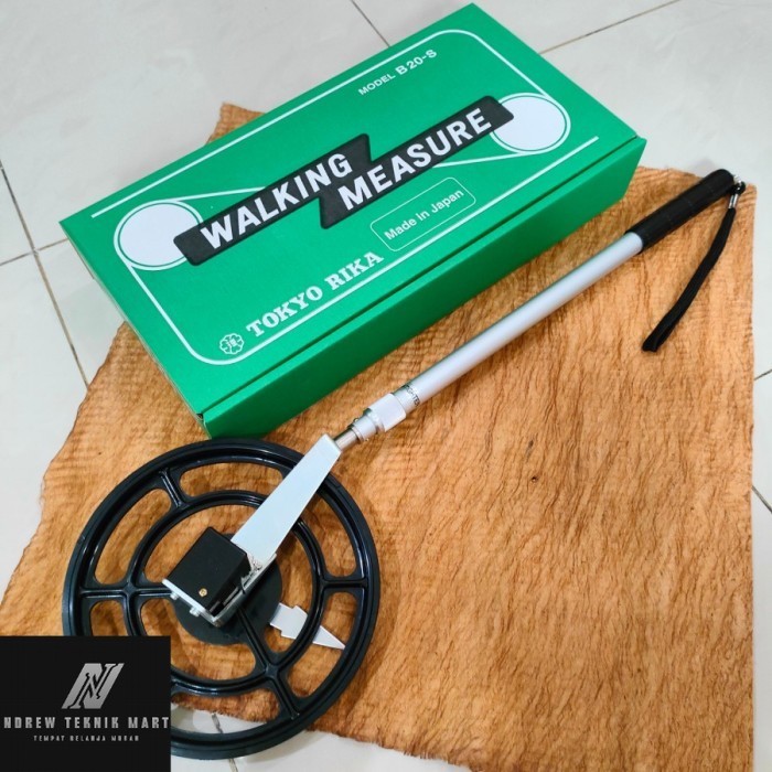 Jual Walking Measure TOKYO RIKA 5-Digits Meter Single Wheel B-20S JAPAN ...