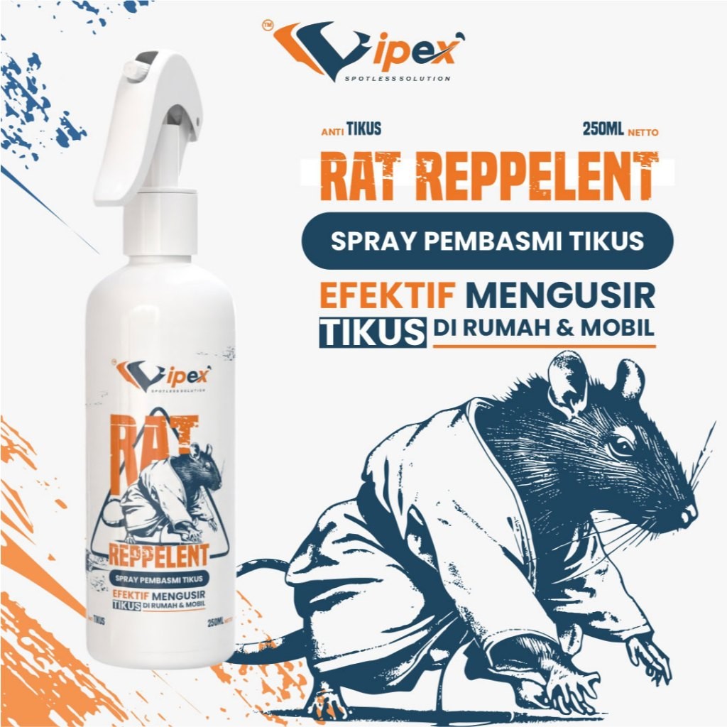 Jual WIPEX RAT REPELLENT CAIRAN SPRAY PENGUSIR TIKUS / ANTI TIKUS UNTUK ...
