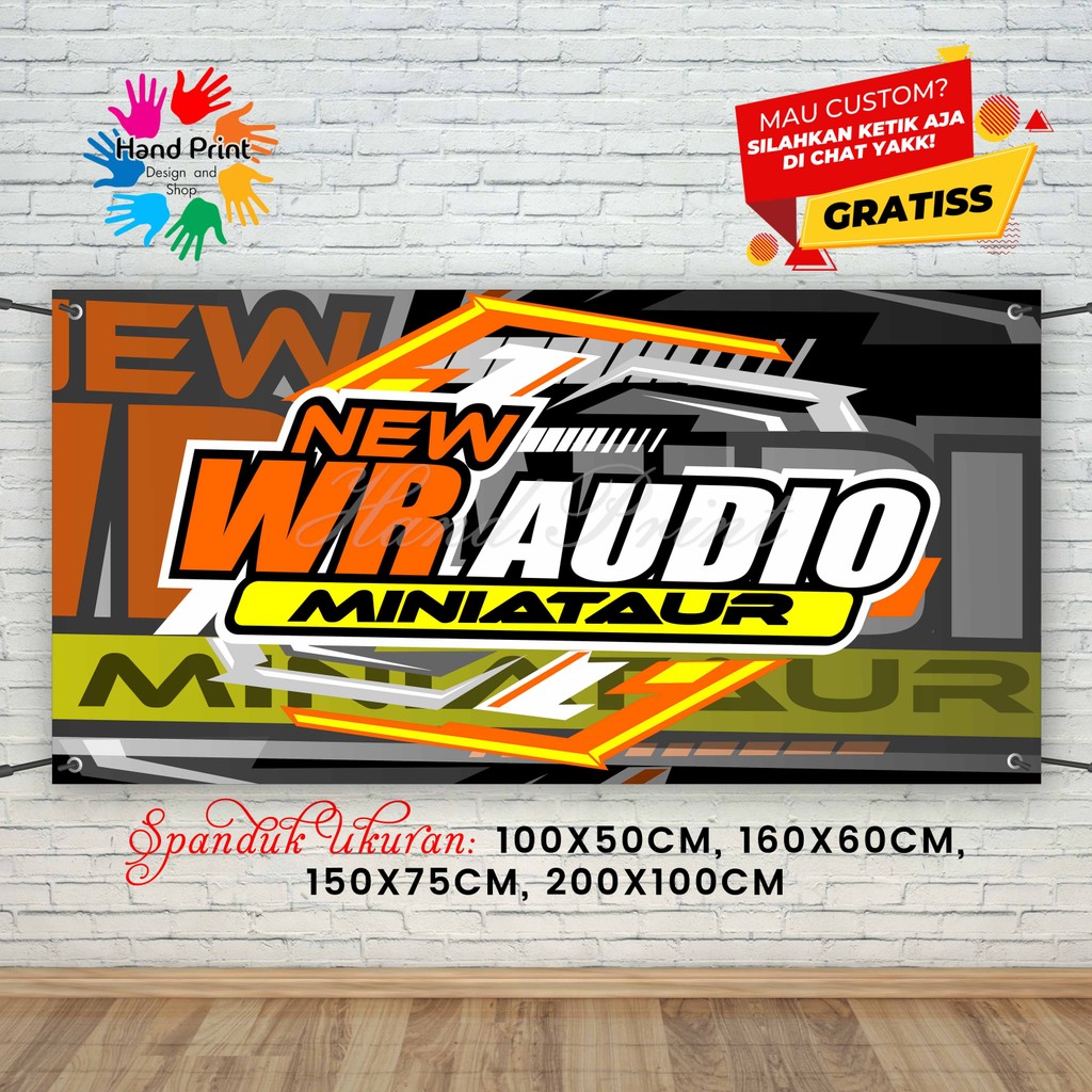 Jual Cetak Spanduk Banner Audio Service Reparasi MMT Spanduk Custom ...
