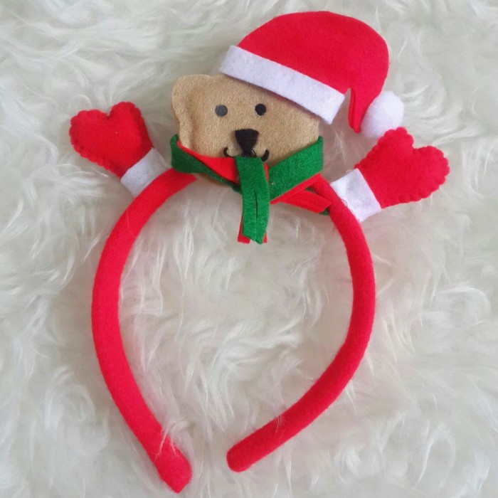 Jual Banda Natal Bando Santa Christmas Bandana Kijang Rudolph Rusa ...