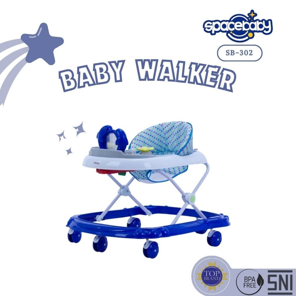Jual Spacebaby Baby Walker Alat Bantu Jalan Anak all varian | Shopee ...