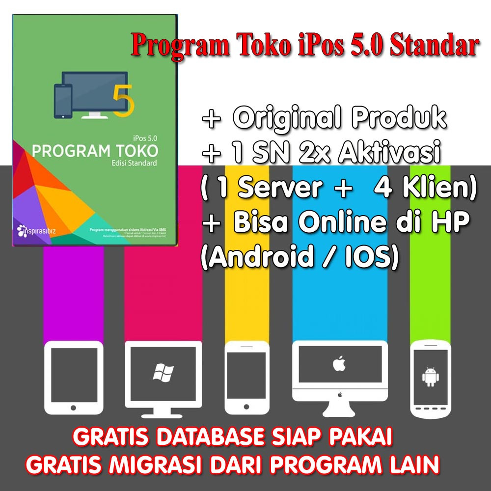 Jual Program Toko iPos 5.0 Standar Gratis Data Barang Siap Pakai | Shopee Indonesia
