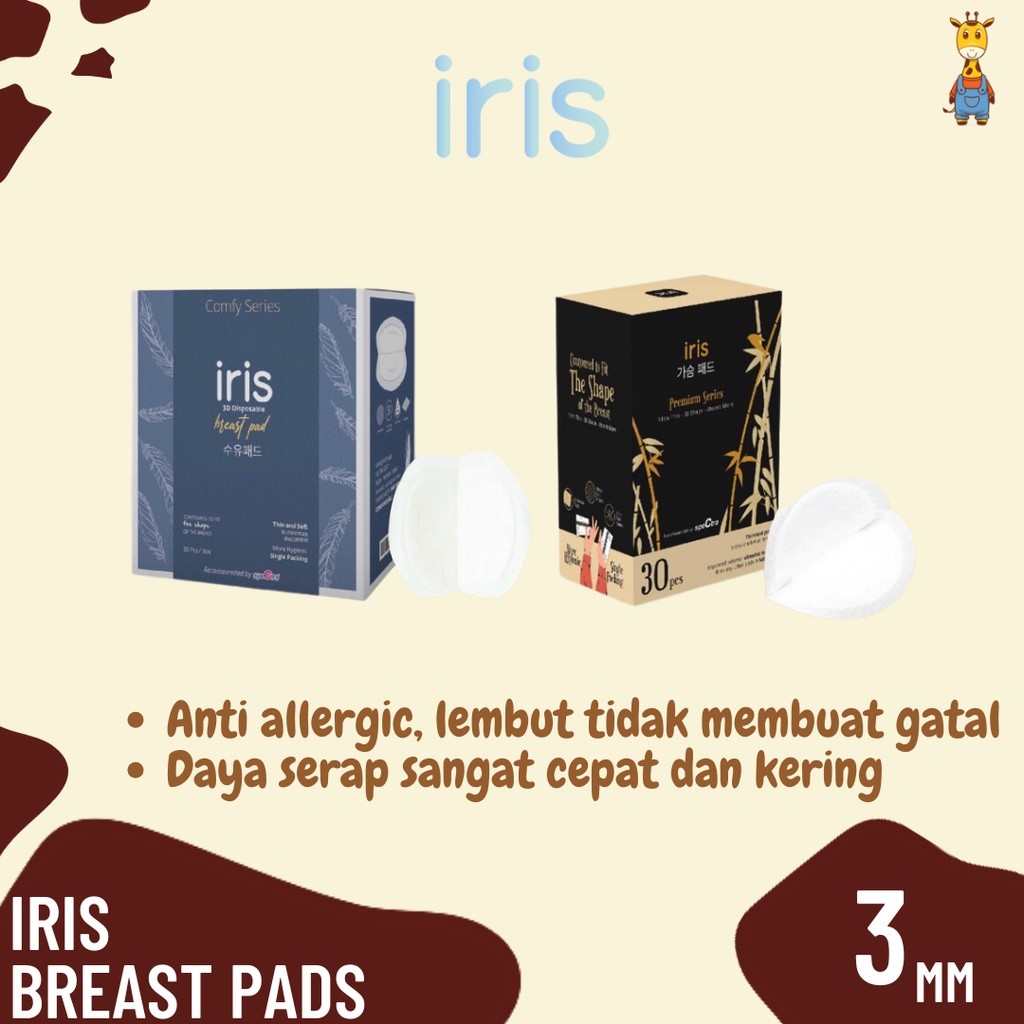 Jual Iris Disposable Breast Pads - Penyerap Asi | Shopee Indonesia