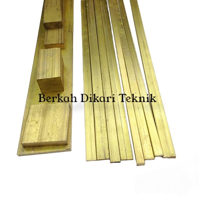 Jual Plat Kuningan Strip 3mm x 15mm x 500mm - kuningan brass | Shopee ...