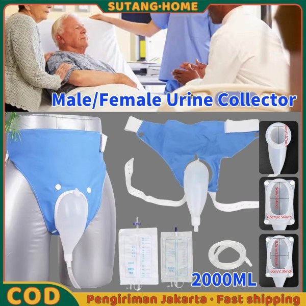 Jual 【SUTANG】Alat Kencing Urinal Bag 2000ML Kateter Urine Cocok Untuk ...