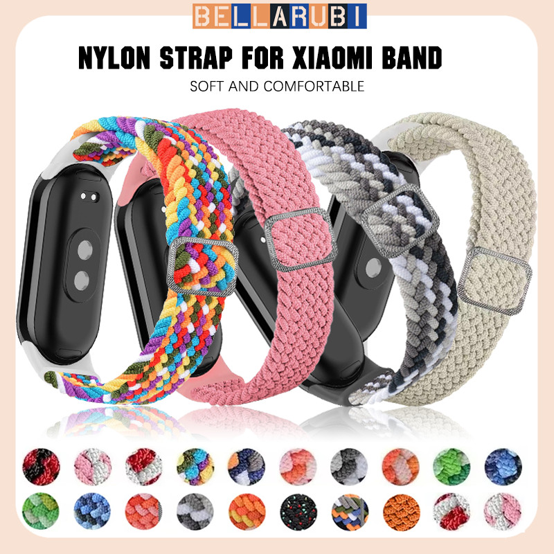 Jual Sport Nylon Elastic Strap for Mi Band 10 9 8 7 6 5 4 3 NFC Fashion Sport WristBand Tali Jam ...
