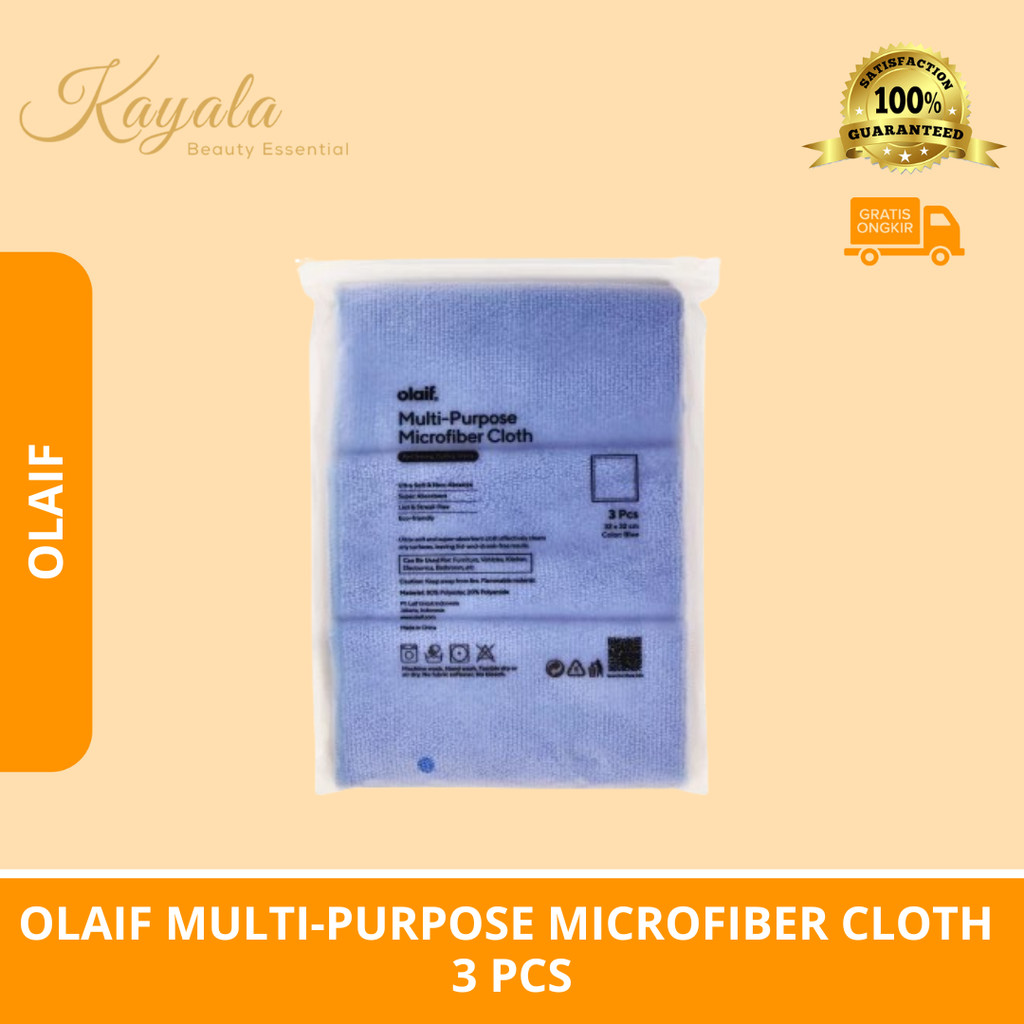 Jual OLAIF MULTI-PURPOSE MICROFIBER CLOTH 3 PCS | Shopee Indonesia