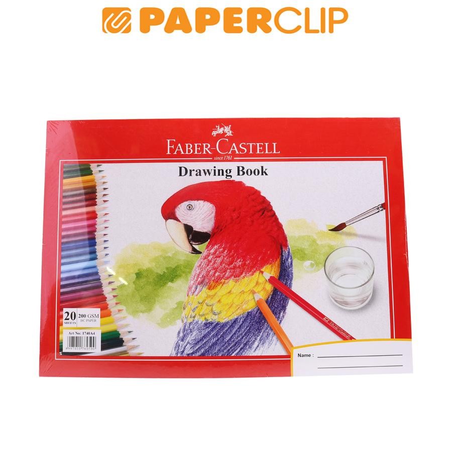 Jual BUKU GAMBAR / DRAWING BOOK A4 FABER CASTELL 1740 200GSM PARROT ...