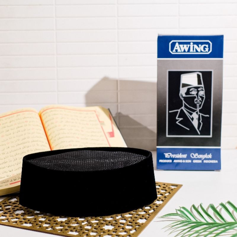 Jual Songkok Awing full AC Tinggi 7,8,9,10,11 Original Produk SONGKOK ...