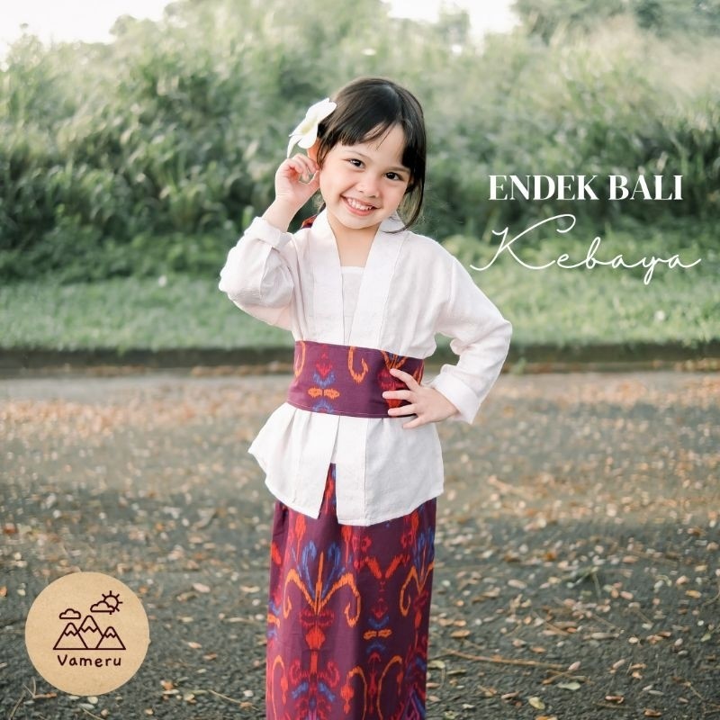 Jual KEBAYA ANAK ENDEK BALI SETELAN PAKAIAN ADAT BALI | Shopee Indonesia