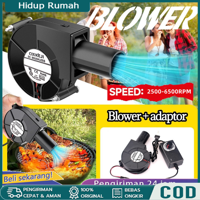 Jual Blower Mini BBQ Kipas 1 Set Blower Fan Kipas Blower Bbq Ac ...