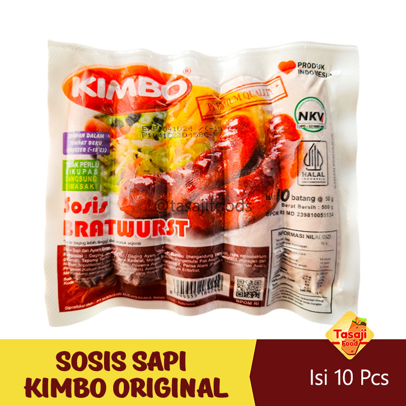 Jual Kimbo Sosis Sapi Original 10 Pcs | Shopee Indonesia