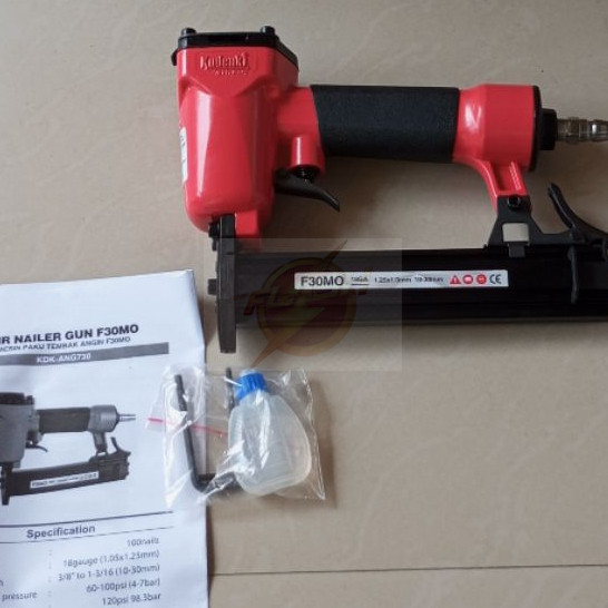 Jual F30 Air Nailer Gun Mesin Paku Tembak I Lurus Staples Angin F30 | Shopee Indonesia