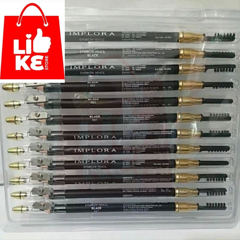 Jual Pensil alis implora 1pak (12pc) | Shopee Indonesia