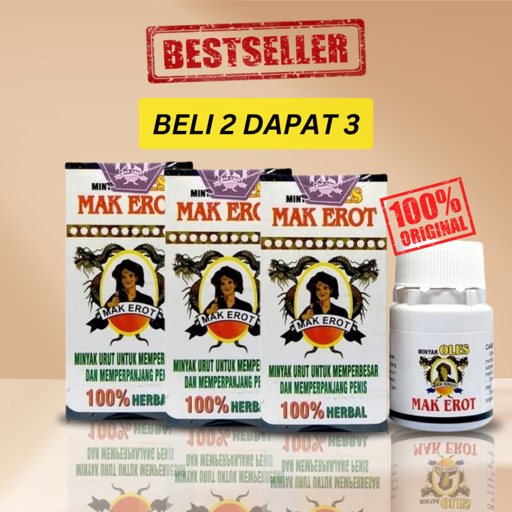 Jual (COD) Minyak Oles Pijat Khusus Pria Hasil Permanen ( Mak Erot Asli ) | Shopee Indonesia