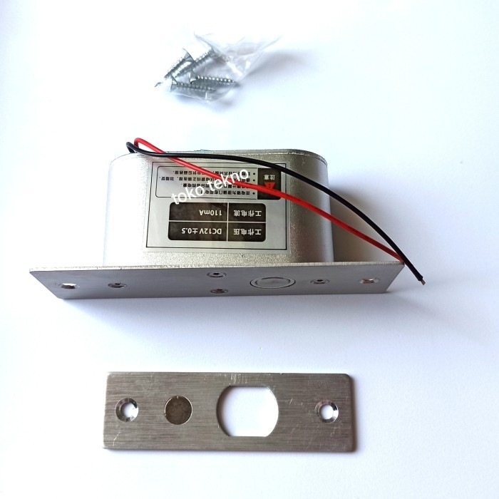 Jual LARIS -Drop Bolt Mini Door Lock | Electric Dropbolt Mini 2 Kabel ...
