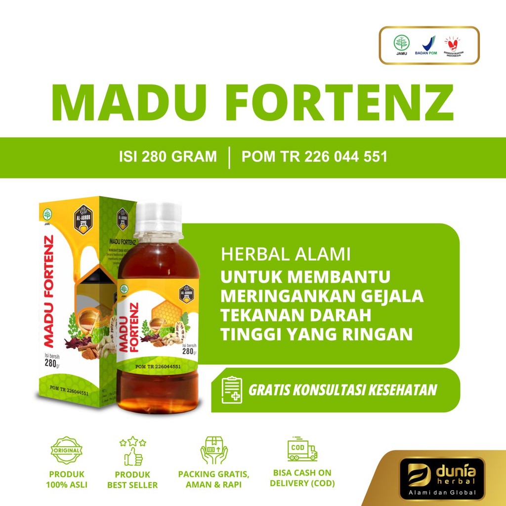 Jual Madu Fortenz Solusi Darah Tinggi Tensi Fortens Hipertensi Pusing ...