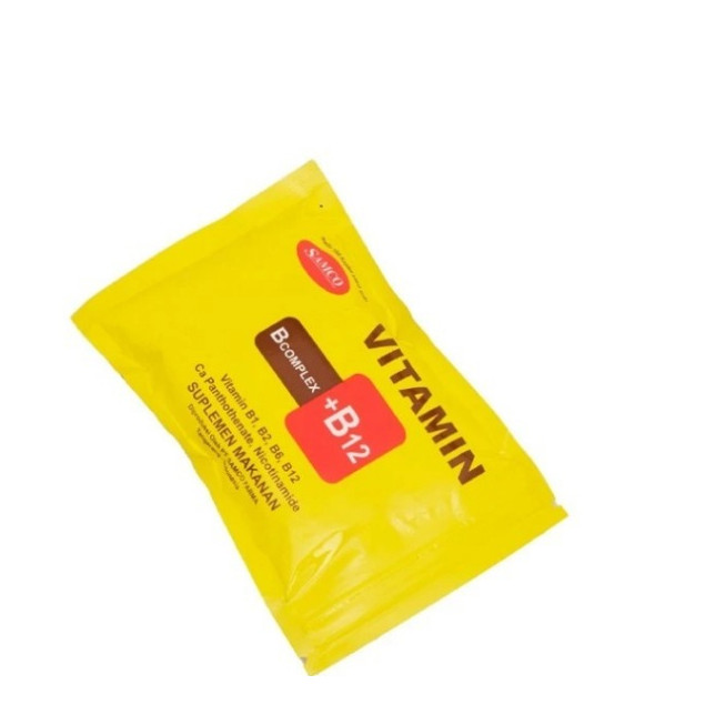 Jual SACHET ISI 100 Vitamin B Complex + B12 ( SAMCO ) | Shopee Indonesia