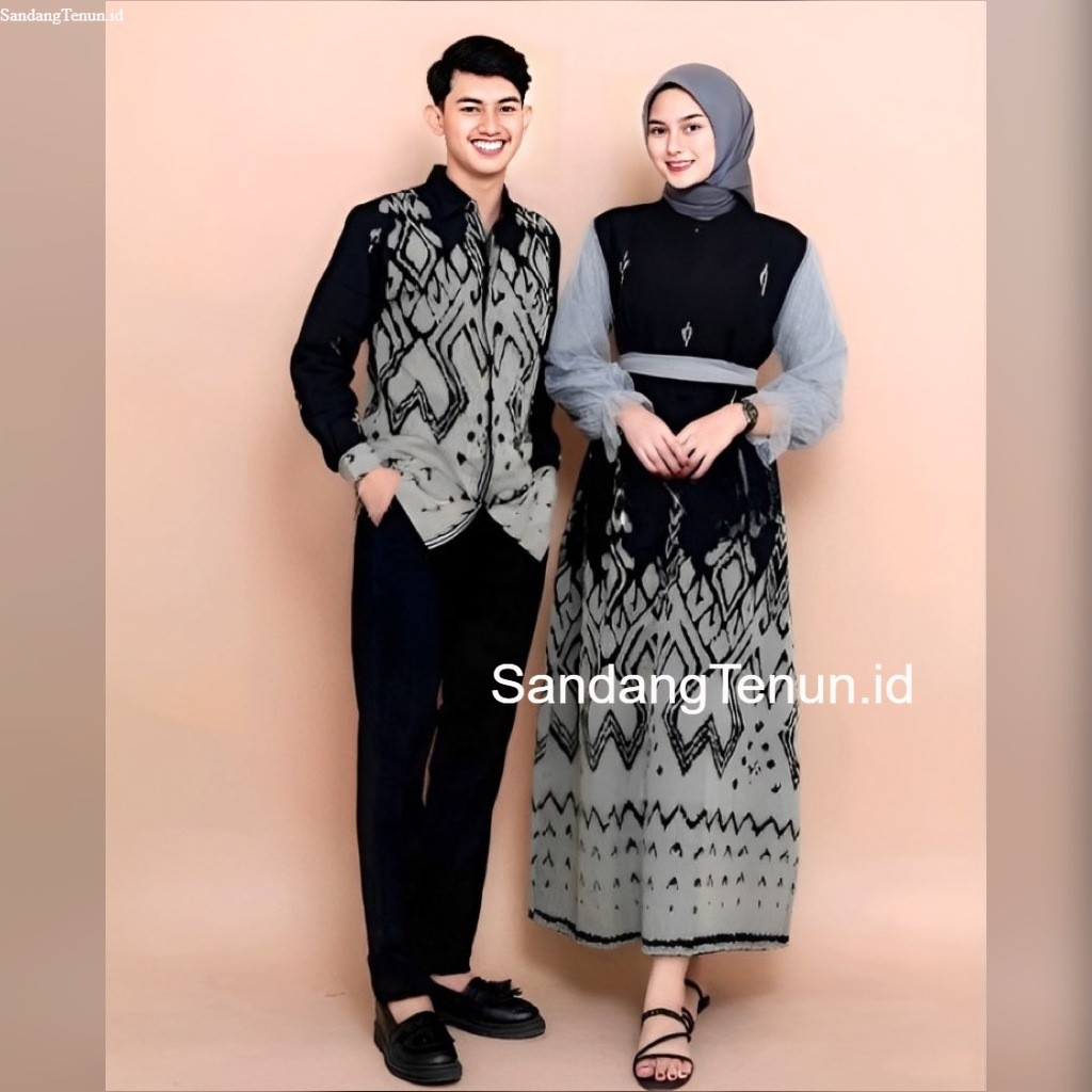 Jual SET COUPLE TENUN KONDANGAN, DRESS RUBY RAHAYU A1, BAJU TENUN ...