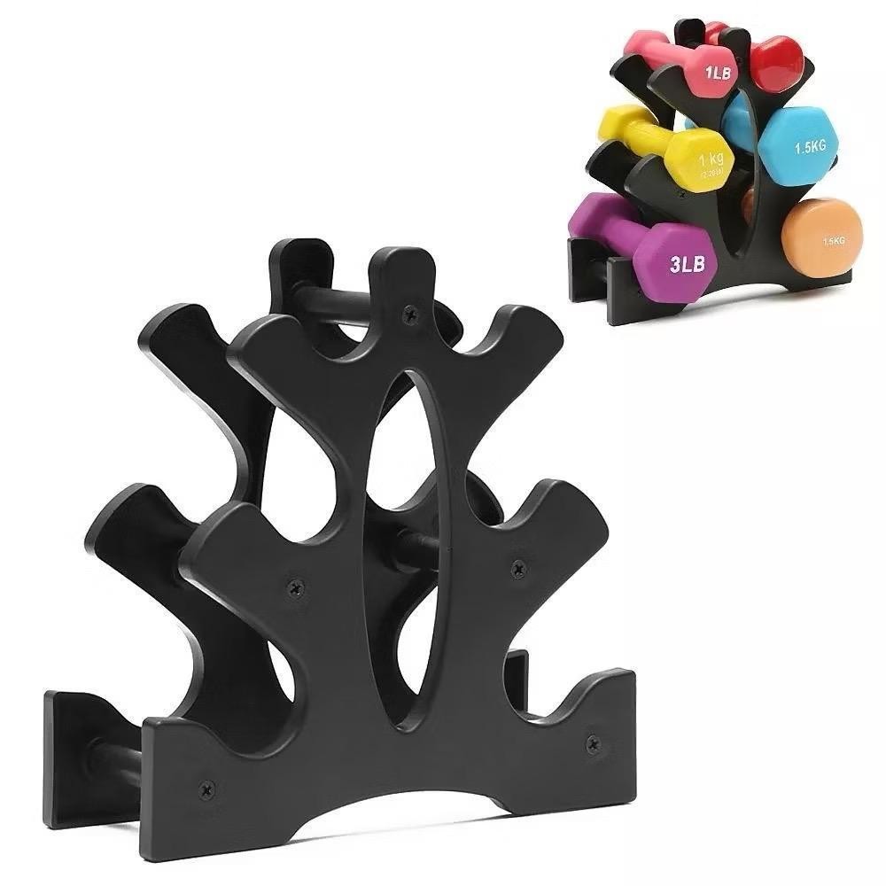 Jual POTENCE Holder Dumbell 3 Tingkat Rak Barbel Dumbel Dumbbell ...