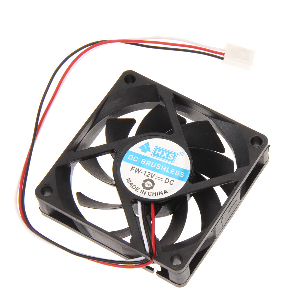 Jual Computer Case Cooler DC 12V 7cm 70mm CPU VGA Cooling Cooler Fan ...