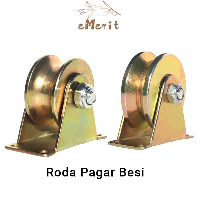 Jual Roda Pagar Besi Roda Gerbang Pagar Roda Rel Pintu Sliding Roda ...