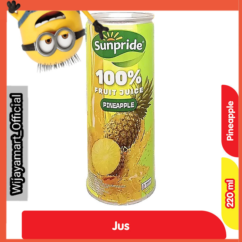 Jual Sunpride Jus Buah Nanas Kaleng 220 ml | Shopee Indonesia