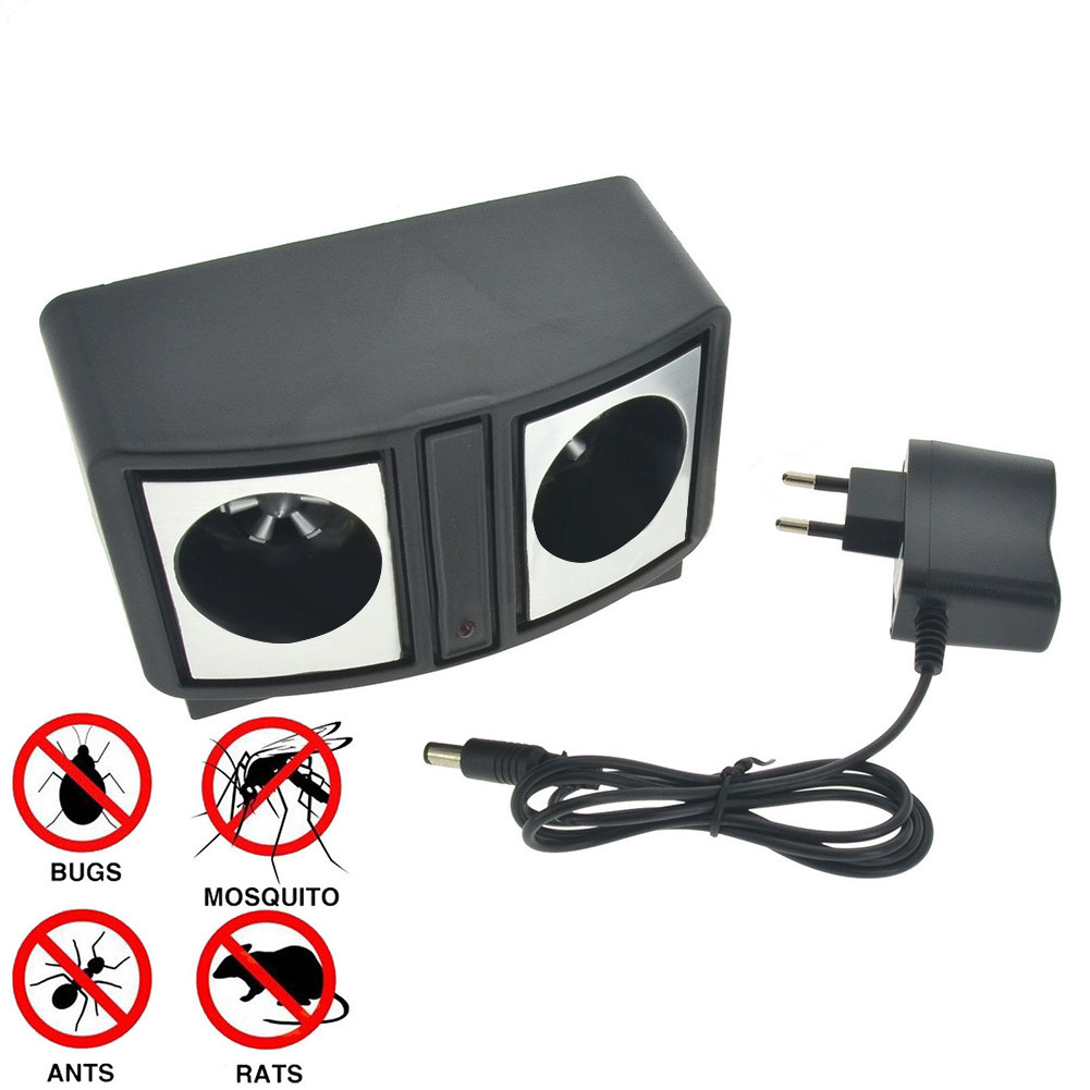 Jual Electronic Ultrasonic Pest Repeller Dual Sonic Mice Rat Rodent ...