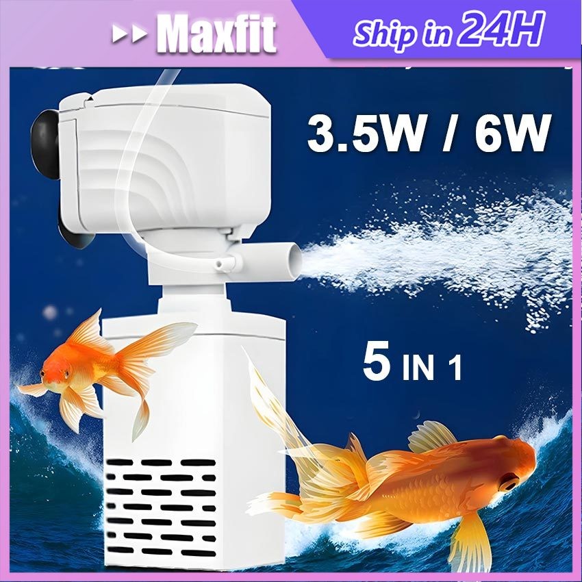 Jual 5 In 1 Pompa Air Aquarium Multifungsi / Internal Filter Aquarium ...