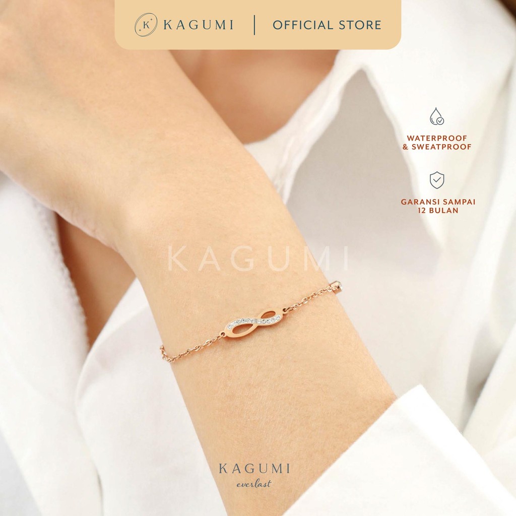 Jual KAGUMI Everlast - Kylie Infinity Bracelet | Gelang Simple ...