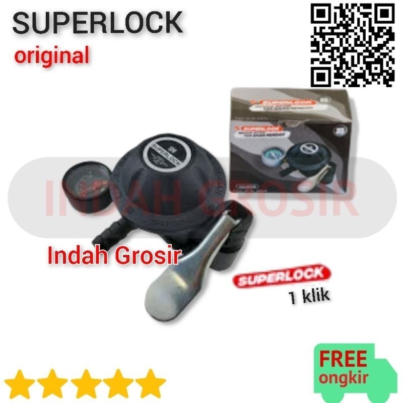 Jual SUPERLOCK regulator kompor gas grs 01 - ORIGINAL | Pemasangan ...