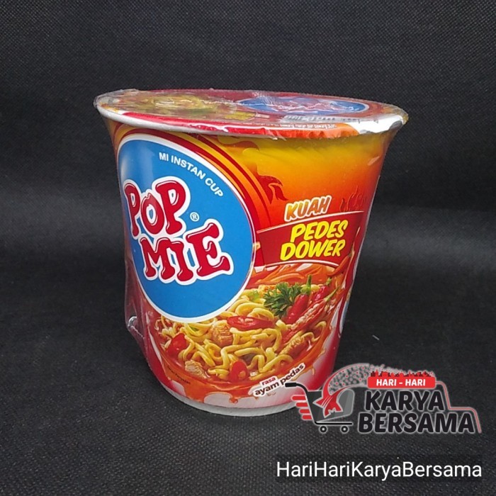 Jual MIE INSTAN CUP POP MIE PEDAS DOWER AYAM PEDAS 75GR | Shopee Indonesia