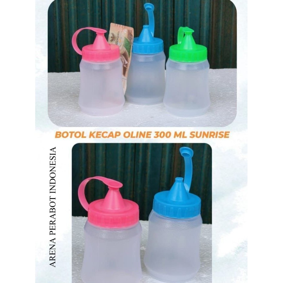 Jual Botol Kecap Oline 300 ML Sunrise - Botol Mayonnaise / Mayones ...