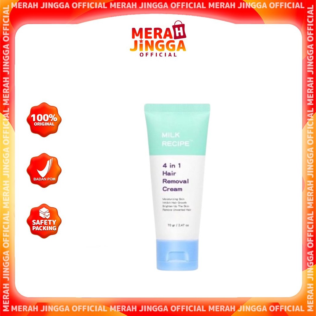 Jual Milk Recipe 4 in 1 Hair Removal Cream 70gr | Krim Penghilang Bulu ...