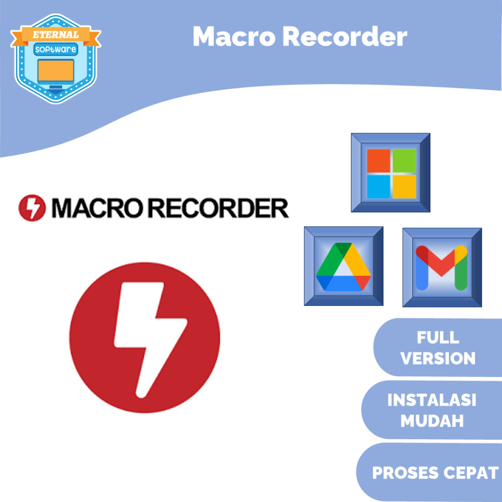 Jual Macro Recorder Pro Full Version Aplikasi Perekam macro Macro Program Full Lisensi Permanen ...