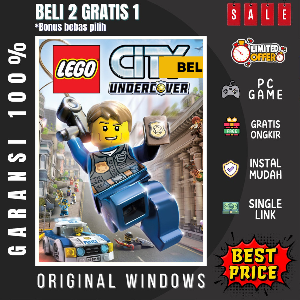 Jual LEGO CITY UNDERCOVER - GAME PC - GAME LAPTOP - PC GAMES - BELI 2 GRATIS 1 - ORIGINAL ...