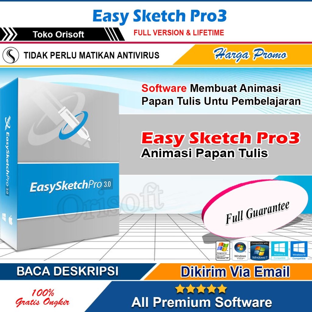 Jual Easy Sketch Pro 3 Membuat Animasi Papan Tulis Lifetime | Shopee ...